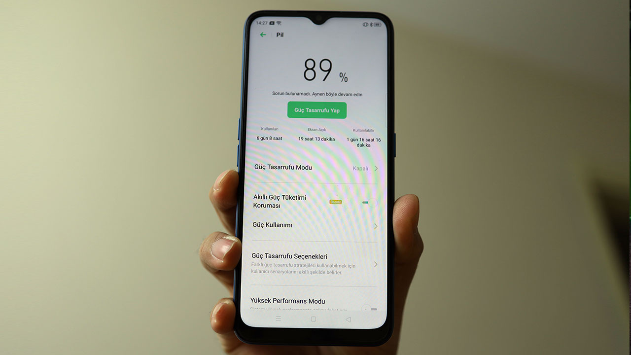 Sıla'nın telefonunun pil ömrü nasıl: OPPO A9 2020